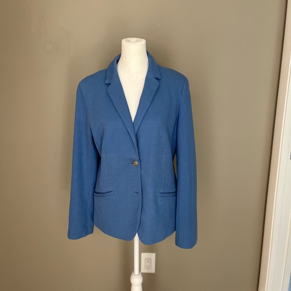 Talbots | Jackets & Coats | Talbots Woman Baby Blue Jacket Size 100 ...